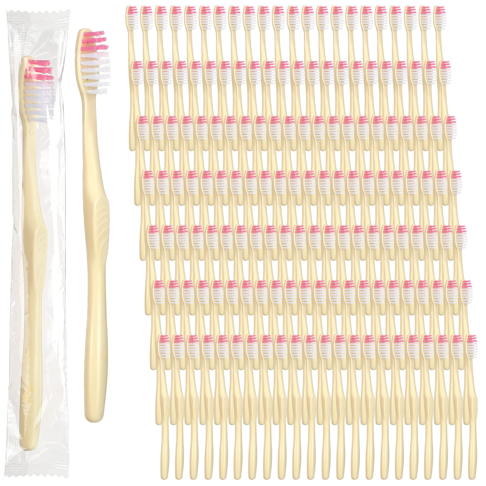 Amazon.com : Tessco 1500 Pack Disposable Toothbrushes Bulk Soft Bristle ...