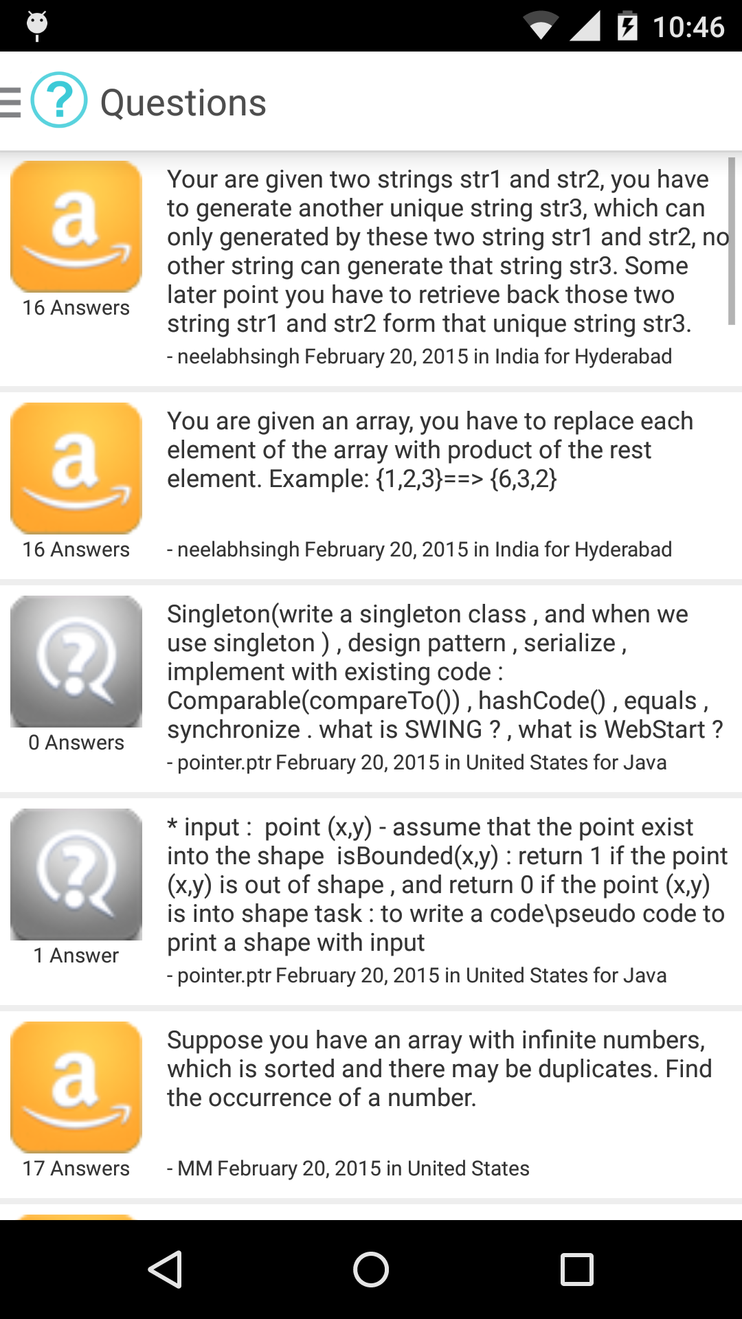 CareerCup - App on Amazon Appstore