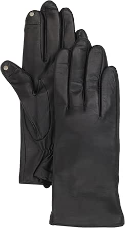 Touchpoint Women's 100% Leather Glove, Black, Medium at Amazon Women’s ...
