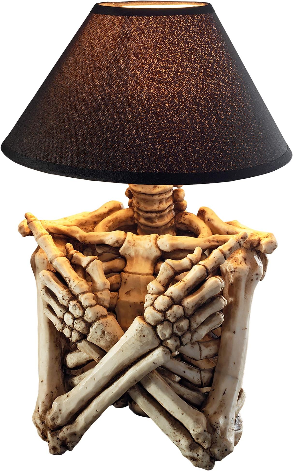 Amazon.com: Design Toscano Rest in Pieces Gothic Skeleton Table Lamp ...