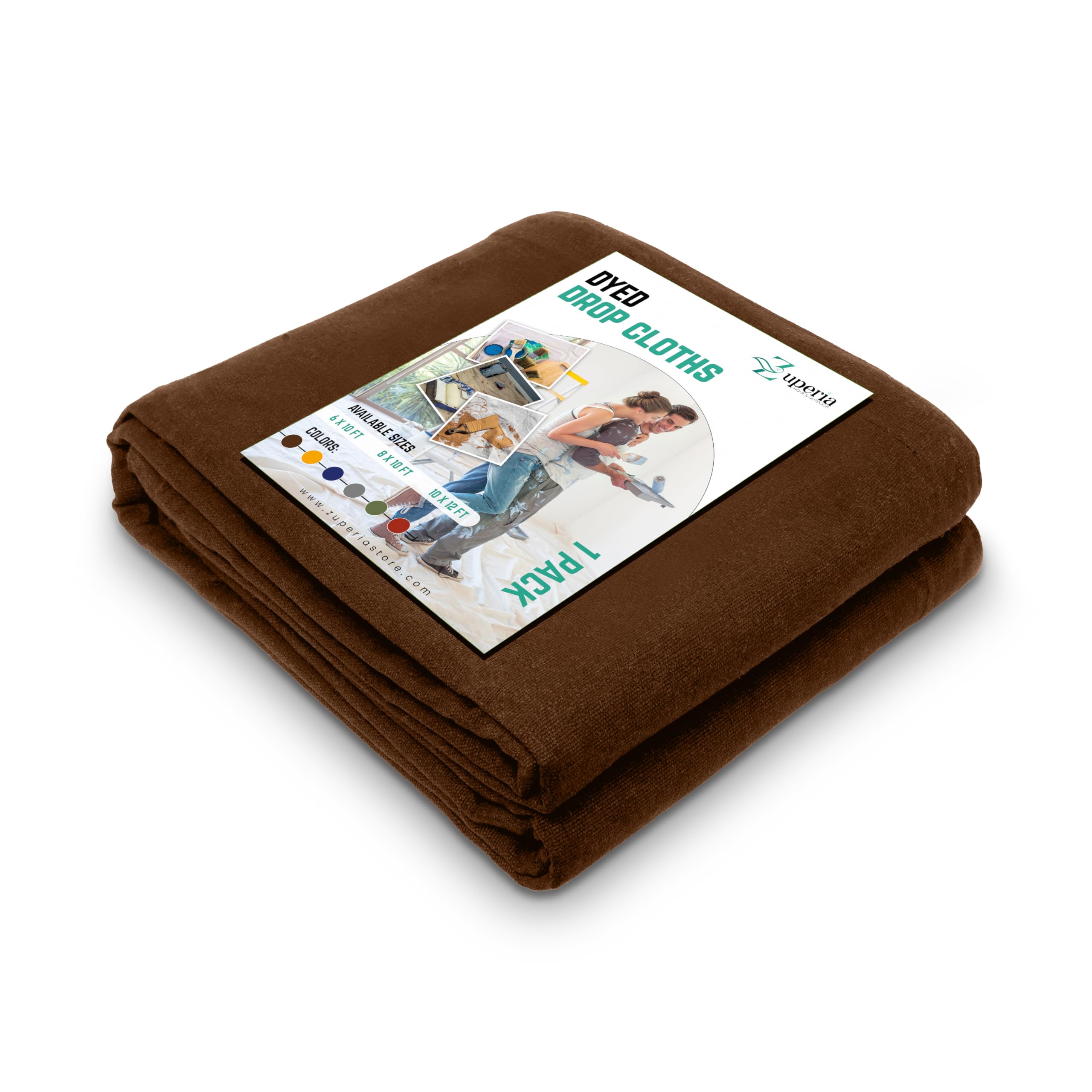 Snapklik.com : ZUPERIA Brown Drop Cloth