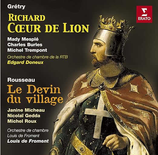 Richard Coeur de Lion / Le Devin du village - Nicolai Gedda, Mady ...
