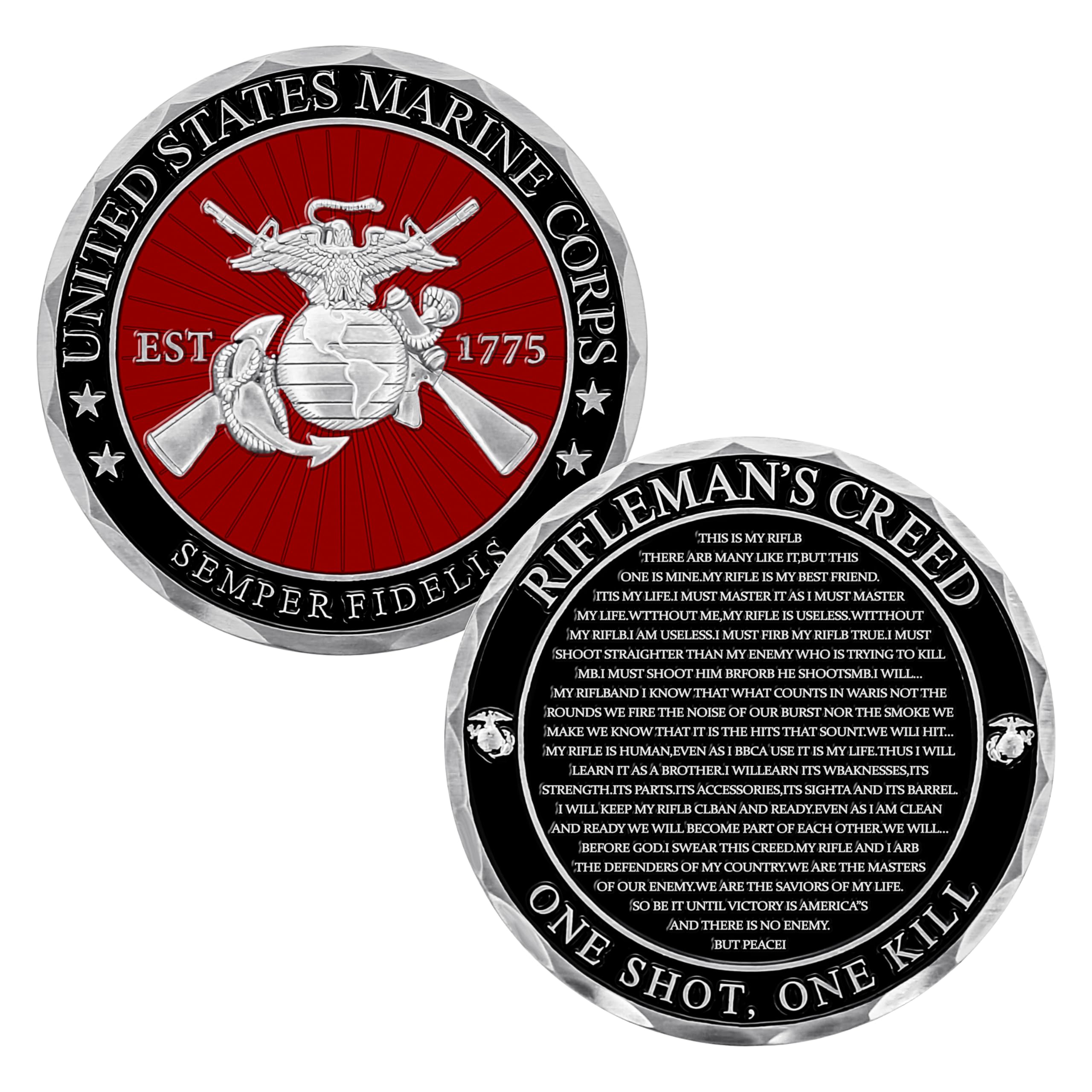Amazon.com: Marine Corps Rifleman’s Creed Challenge Coin - Gift for ...