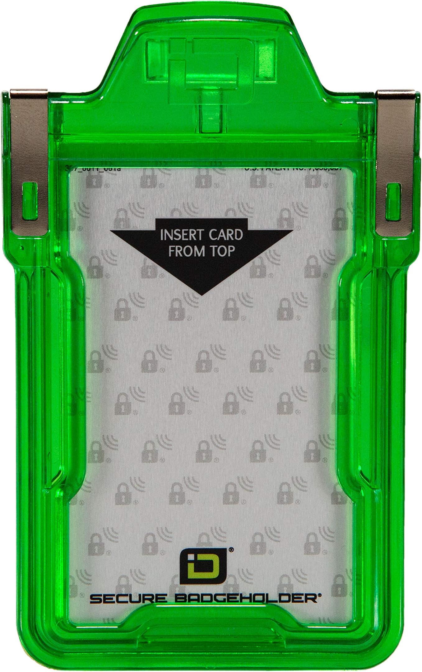 Amazon.com : Identity Stronghold - Secure RFID Badge Holder for 1 Card ...