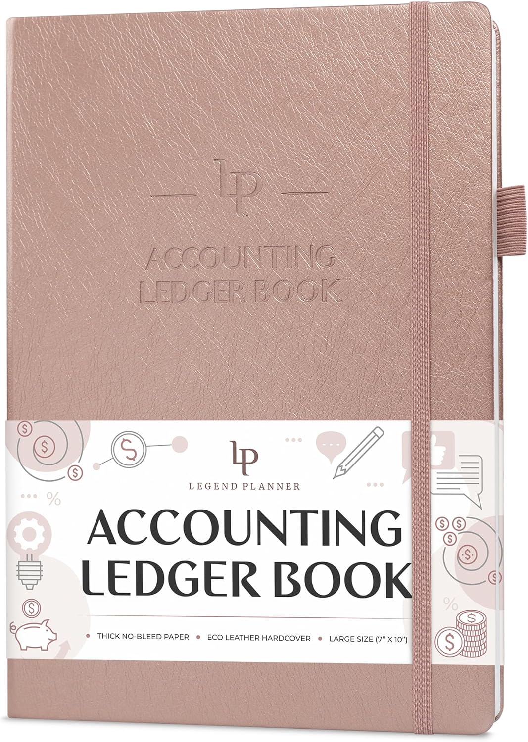 Amazon.com : Legend Accounting Ledger Book – Hardcover Bookkeeping Log ...