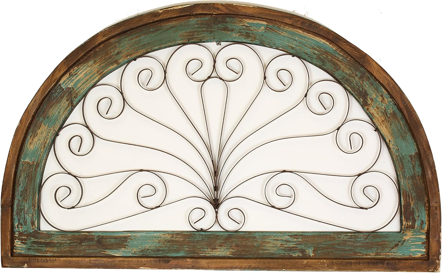 Amazon.com: Half Moon Arch Rustic Architectural Wall Garden Window-Wood ...