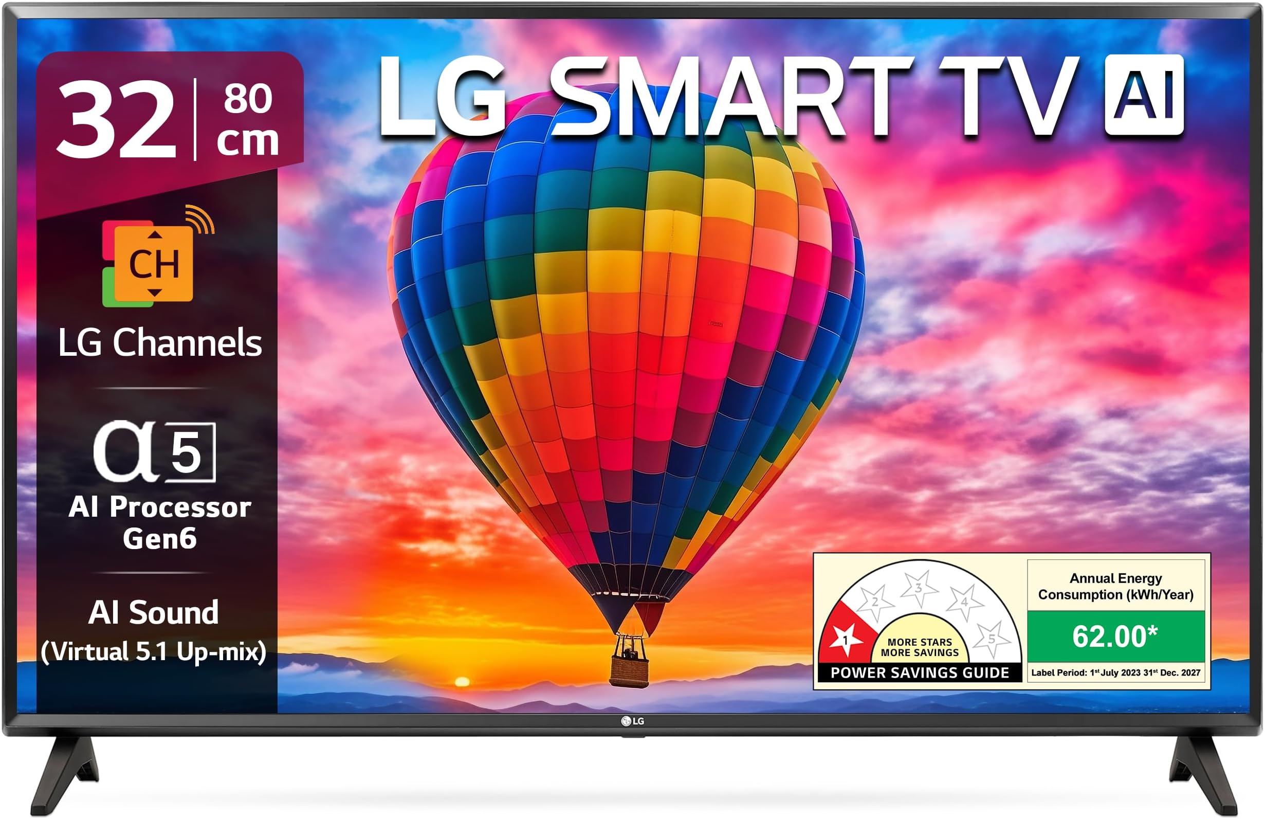 LG 80 cms (32 inches) LR570 Series Smart webOS LED TV 32LR570B6LA ...