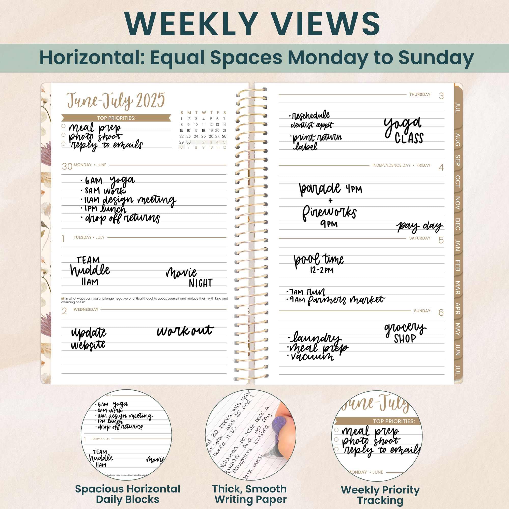 Snapklik.com : Bloom Daily Planners 2025-2026 Academic Year Daily ...