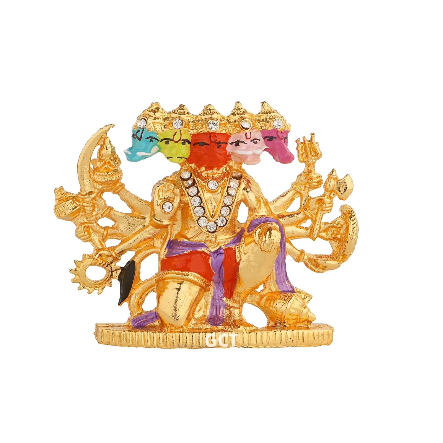 Buy GCT Panchmukhi Hanuman Idol | 5 Headed Bajrang Bali Murti (B-181 ...