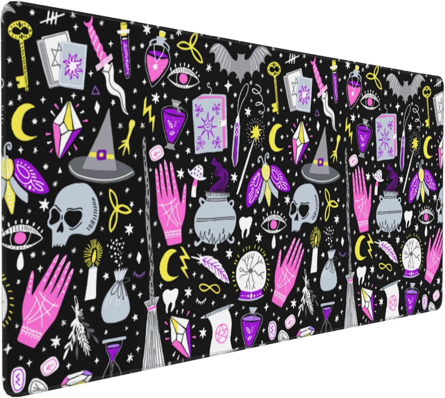 Amazon.com: COEIOBEO Magic Witchy Goth Extended Gaming Mouse Pad 35.4 ...