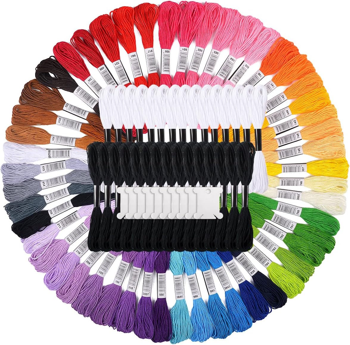 Anshine 80 Skeins Embroidery Floss, Embroidery Thread, Cross Stitch ...