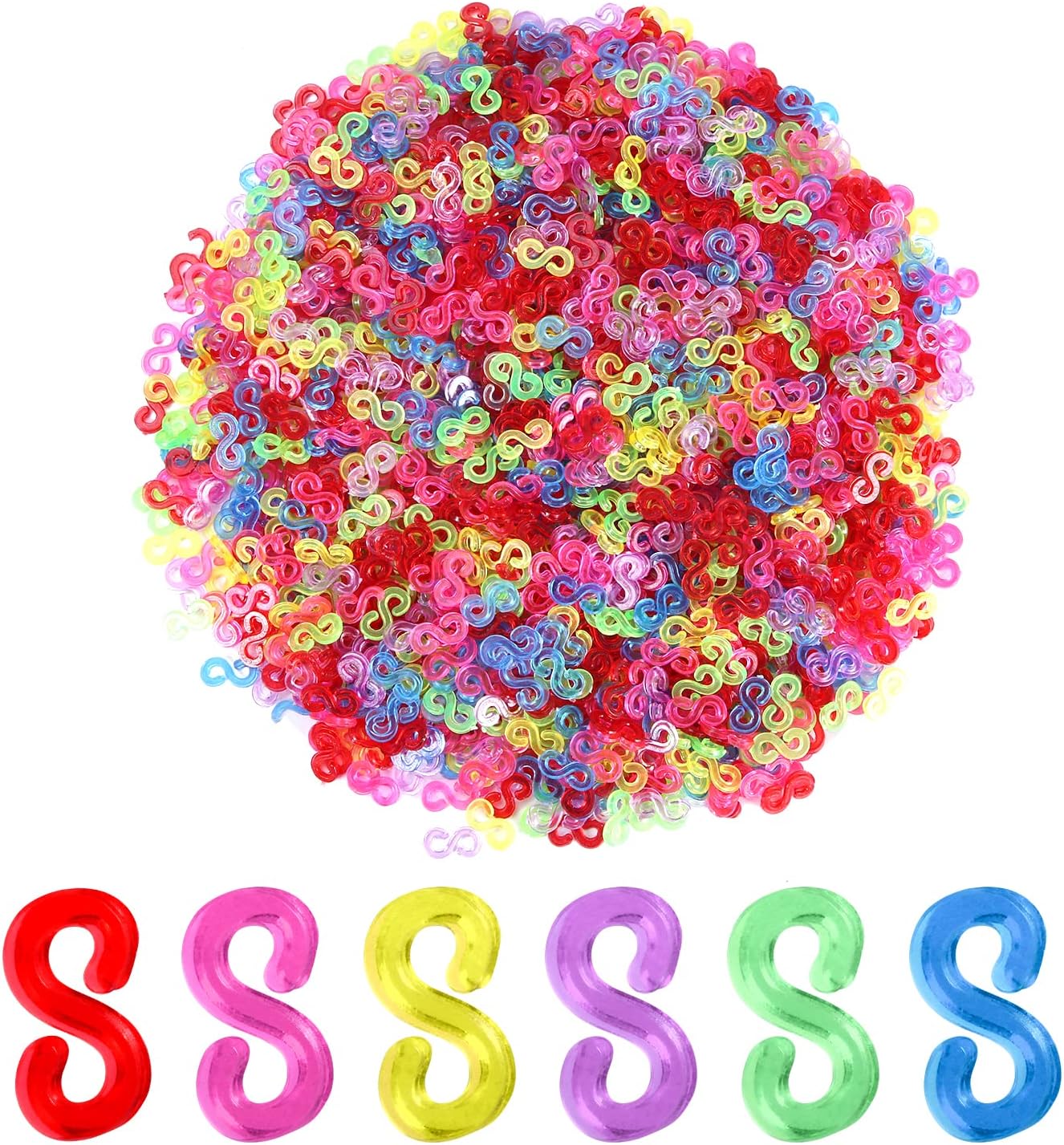 Amazon.com: YAMSLAM 10pcs Acrylic Model Y Slingshot Loom, Rubber Band ...