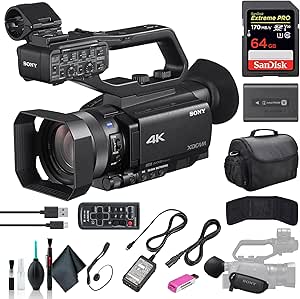 Amazon.com : Sony PXW-Z90V 4K HDR XDCAM with Fast Hybrid AF PXW-Z90V, 64GB Memory Card, Bag ...