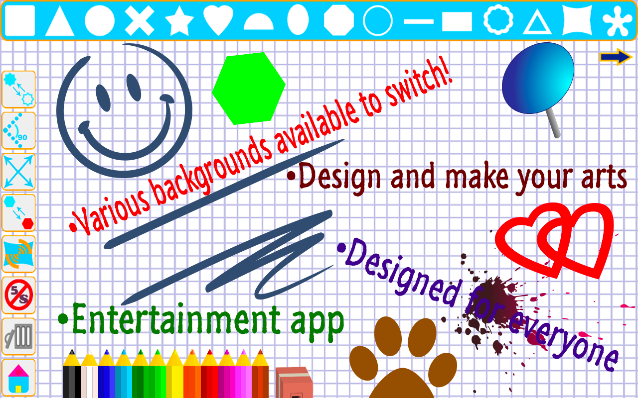 Pen Paint Sketch Draw memo pad Color Paper - App on Amazon Appstore