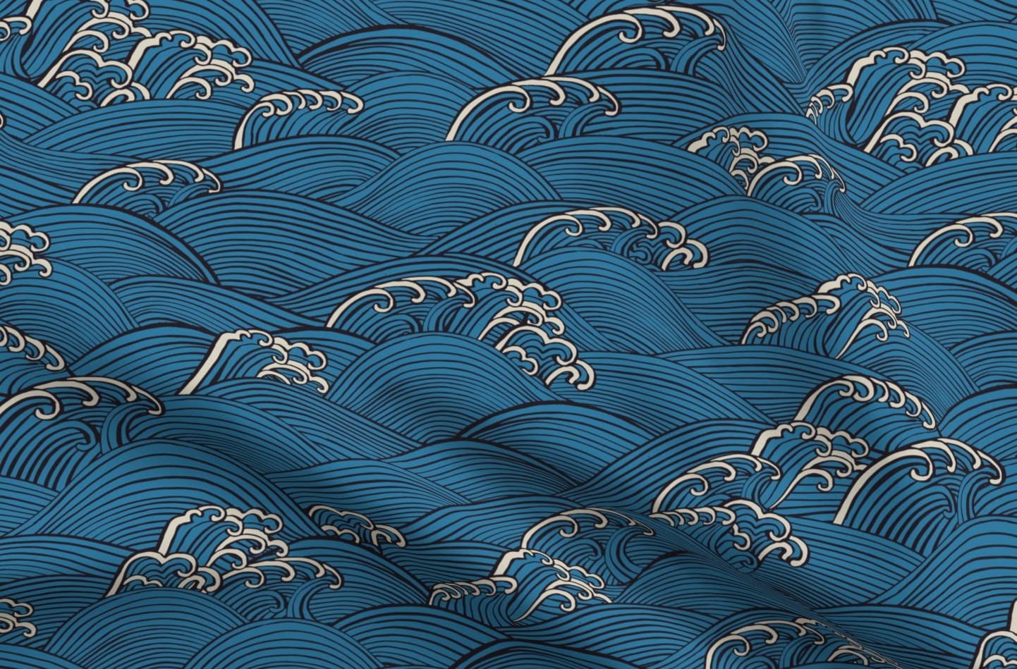 Japanese Fabric Wave