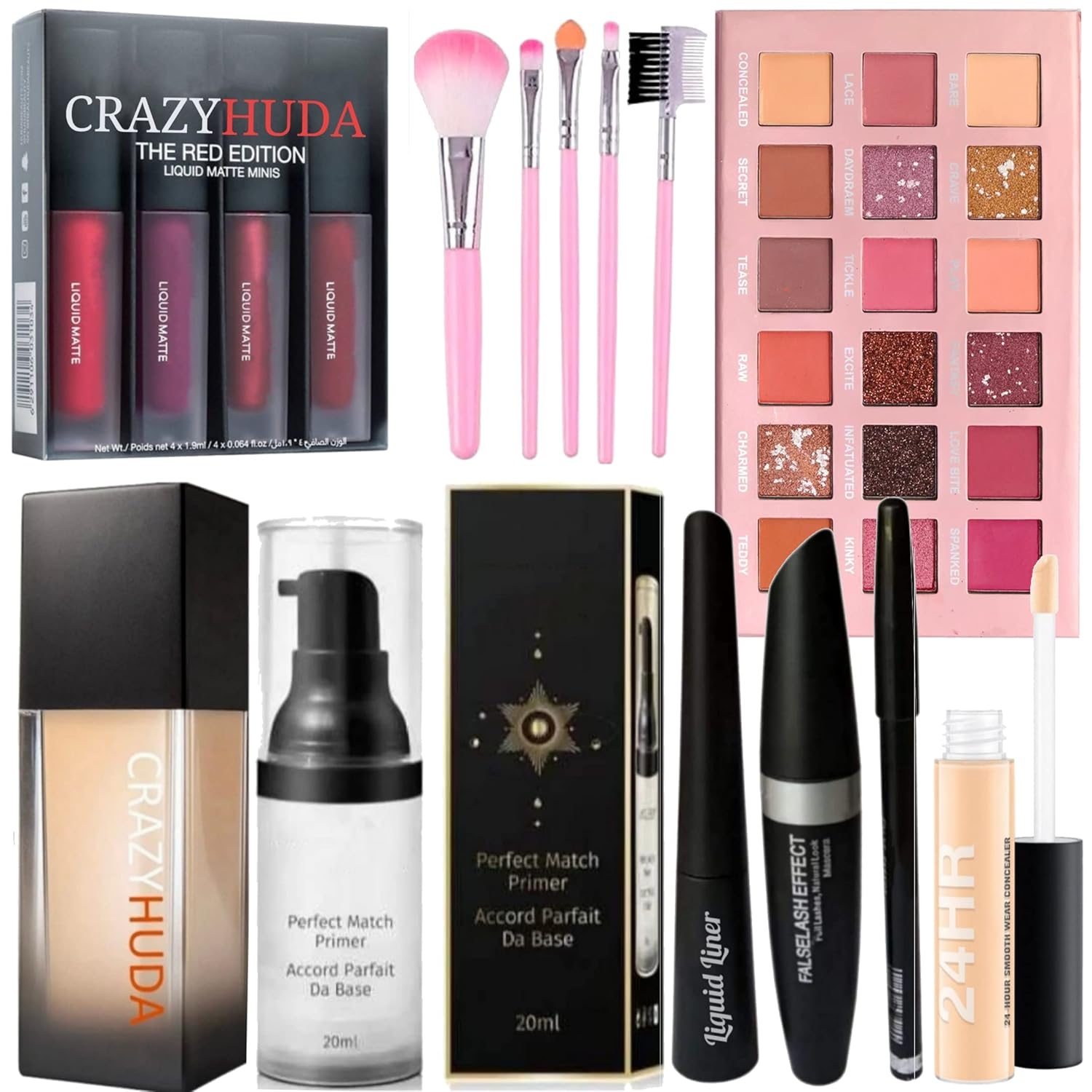 Buy Crazy Huda Match Primer, Long lasting Foundation, Long lasting ...