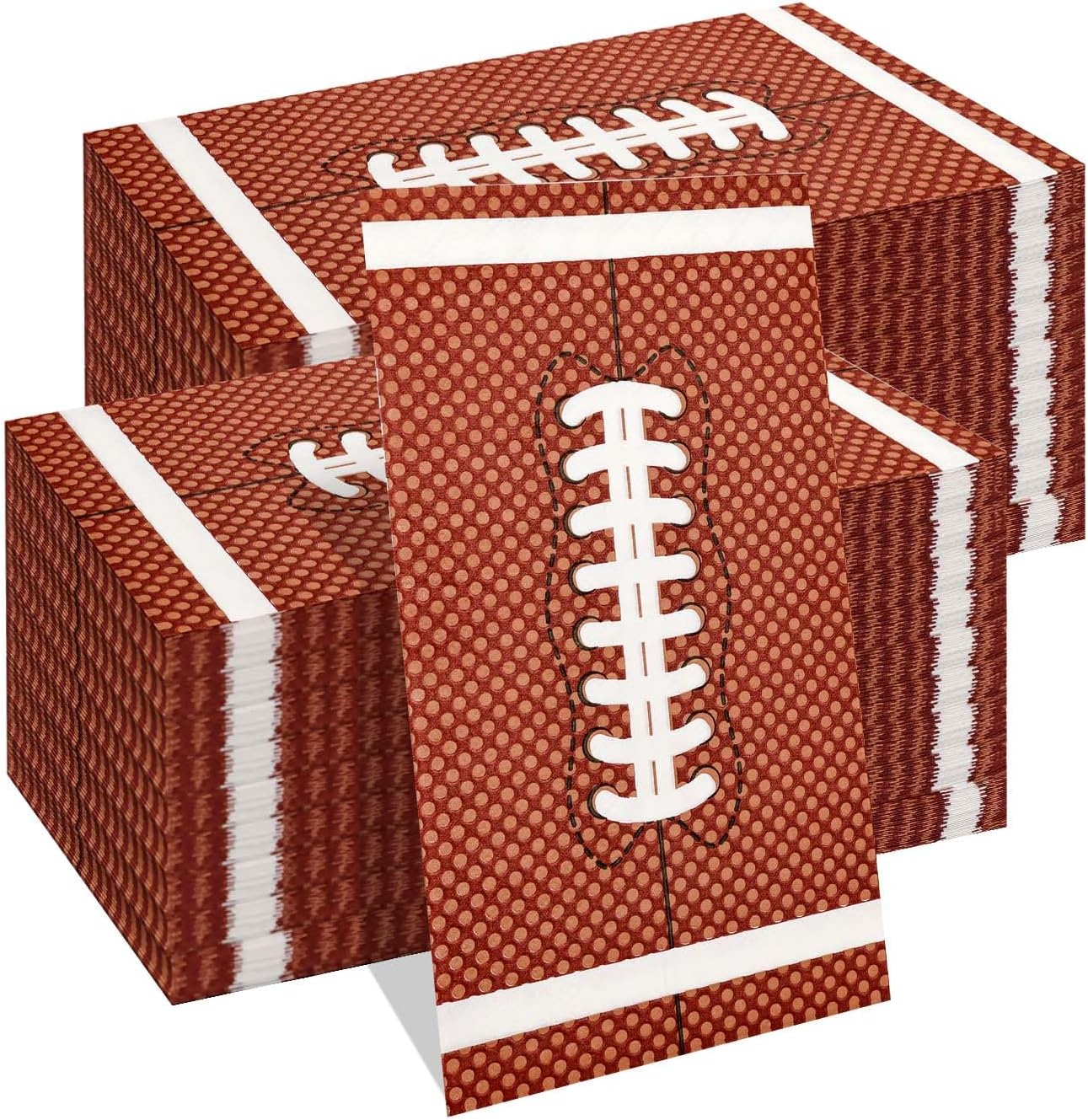 Amazon.com: HEIPINIUYE 100 Pieces Football Paper Napkins 3-ply Bathroom ...