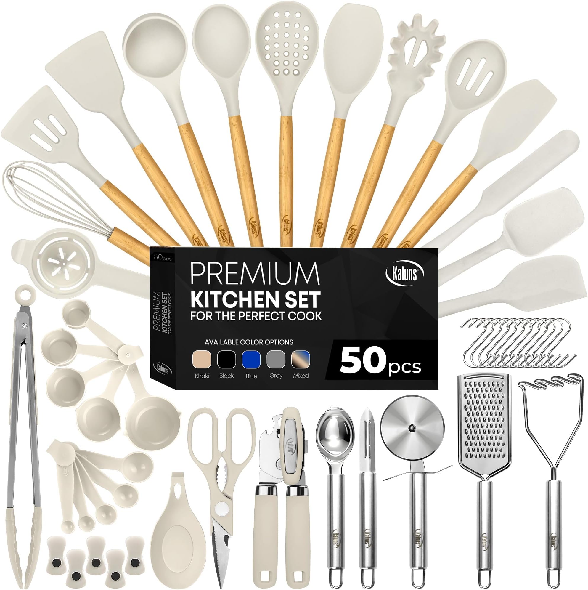 Amazon.com: Sous Kitchen Silicone Kitchen Utensils Set - Kitchen ...