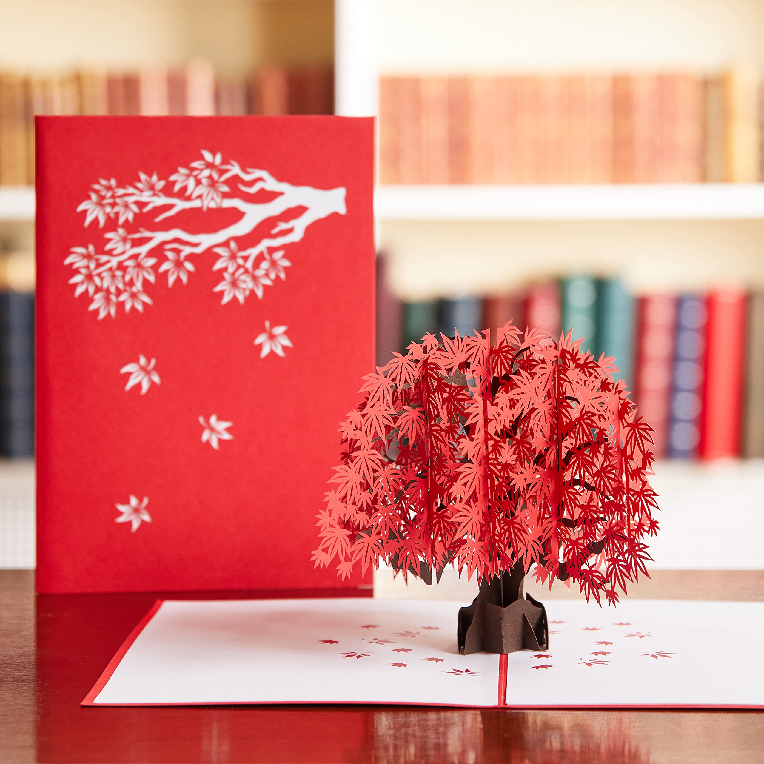 Lovepop Japanese Maple Tree Pop Up Card, 5x7 - 3D Card Greeting Card ...