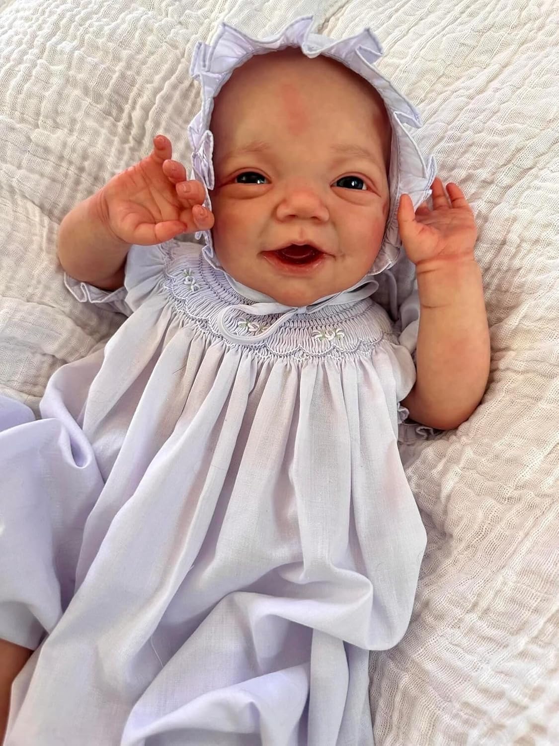 Anano Reborn Baby Dolls Girl Charlie Bald Head 20 Inch Real Life Like ...