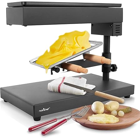 Amazon.com | NutriChef Electric Raclette Cheese Melter-Swiss Style ...