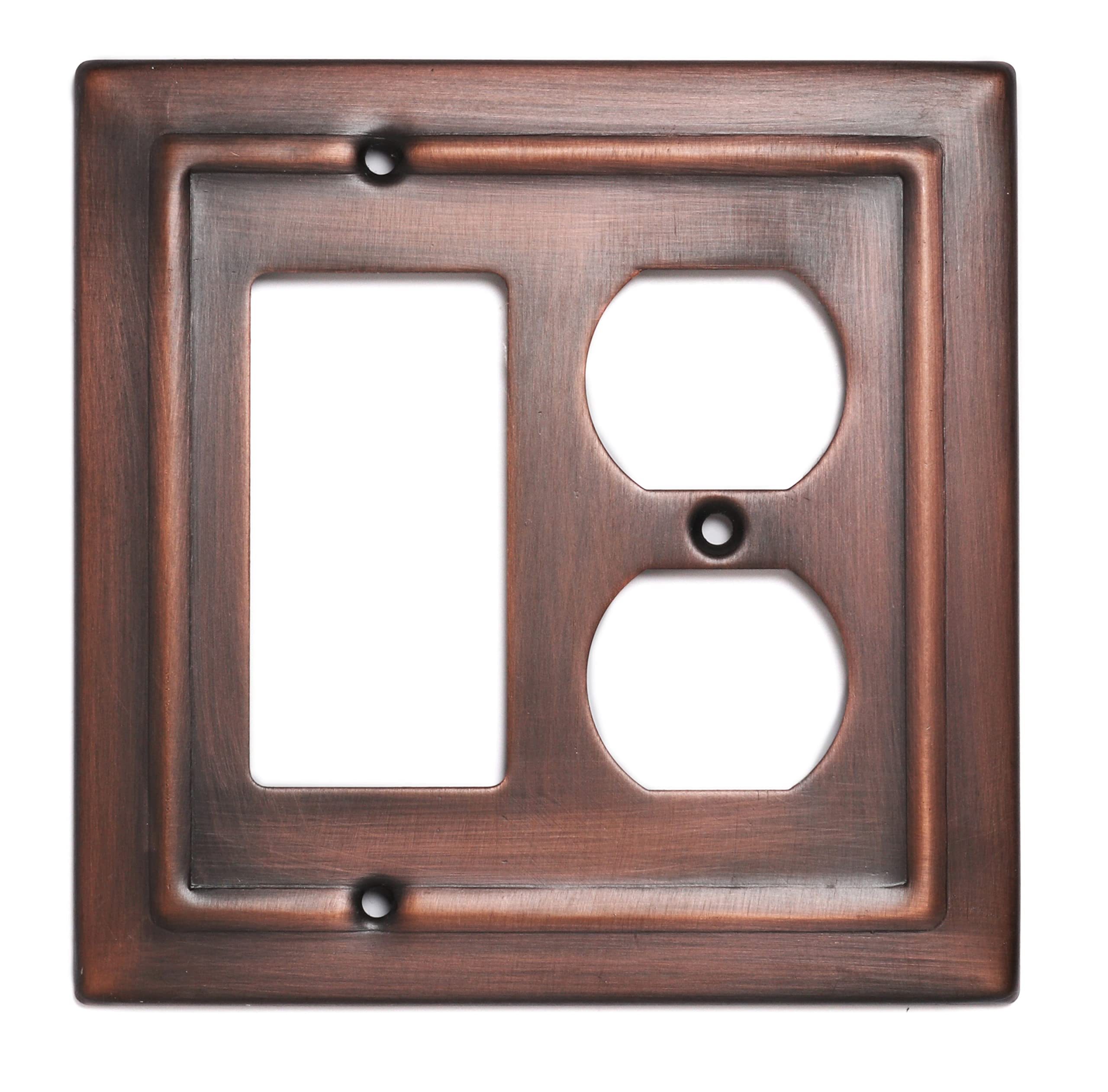 Amazon.com: Monarch Abode 19664 Double Switch Architectural Rocker ...