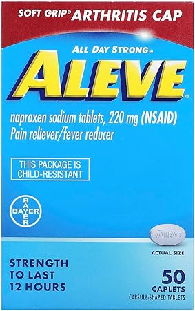 Amazon.com: Aleve, All Day Strong Caplets Soft Grip Arthritis Cap Pain ...