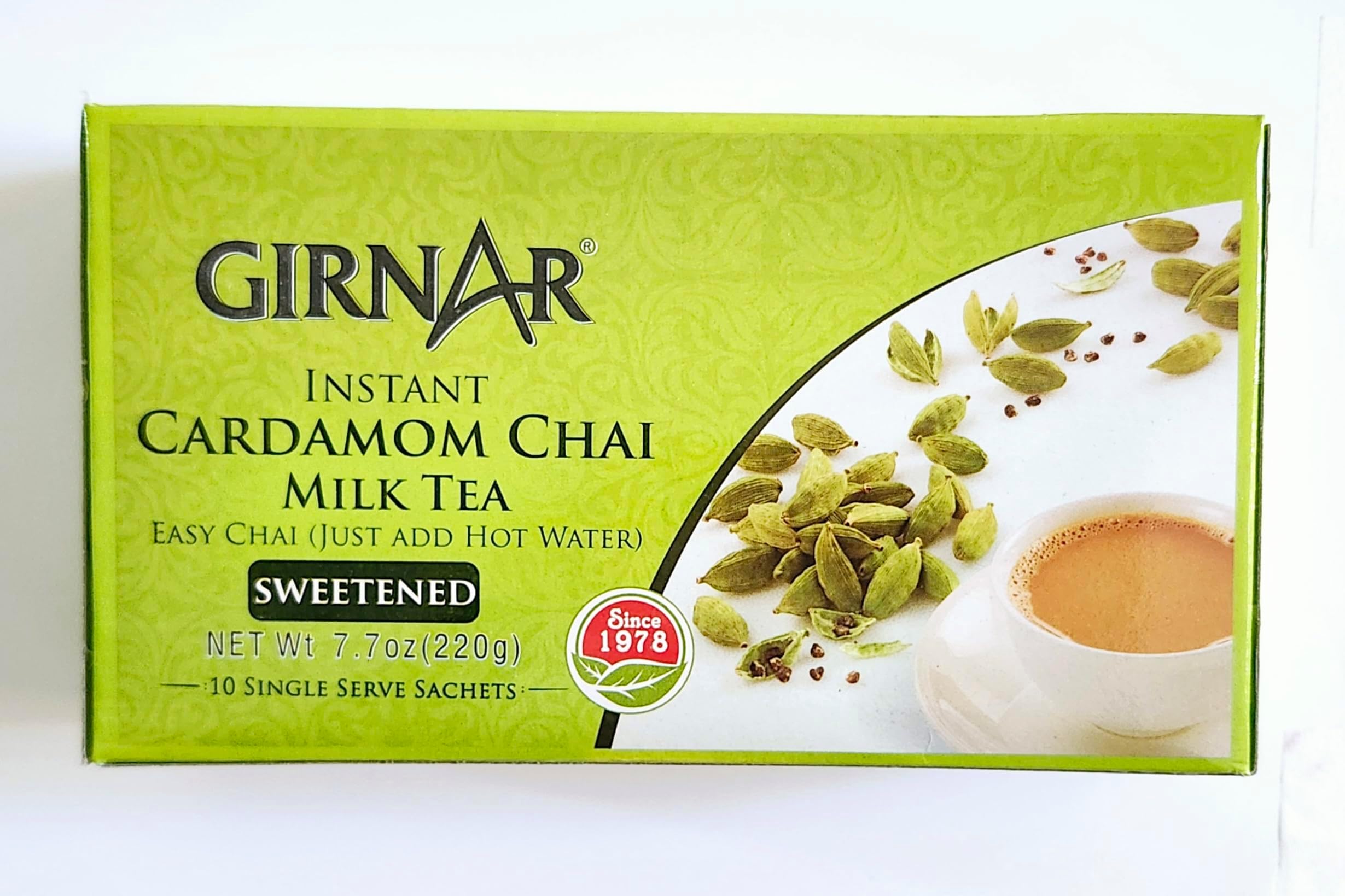 Amazon.com : Girnar Tea Elaichi Cardamom Instant Premix Chai 504 Gms ...