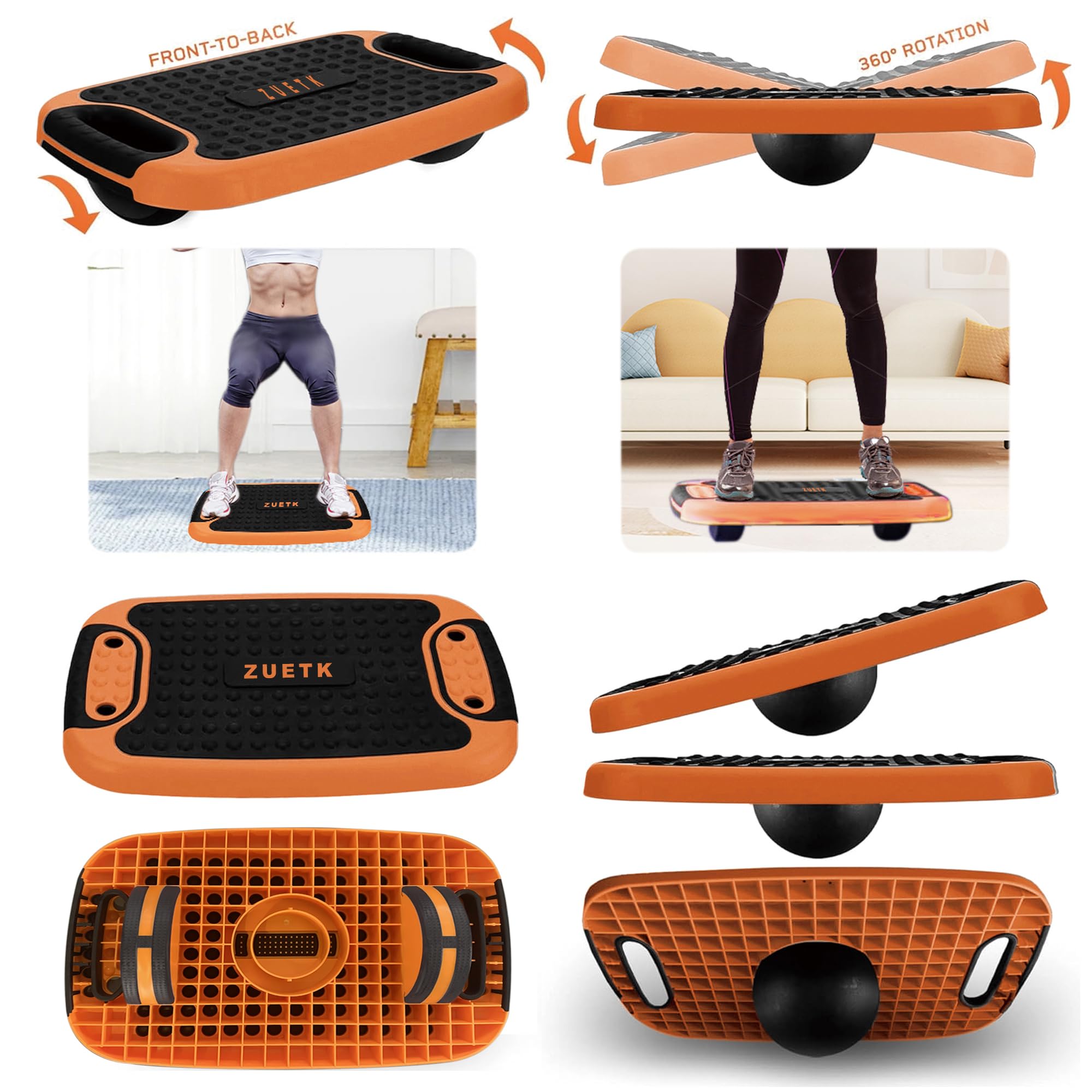 Snapklik.com : ZUETK 4-In-1 Aerobic Balance Board And Step Up Exercise ...