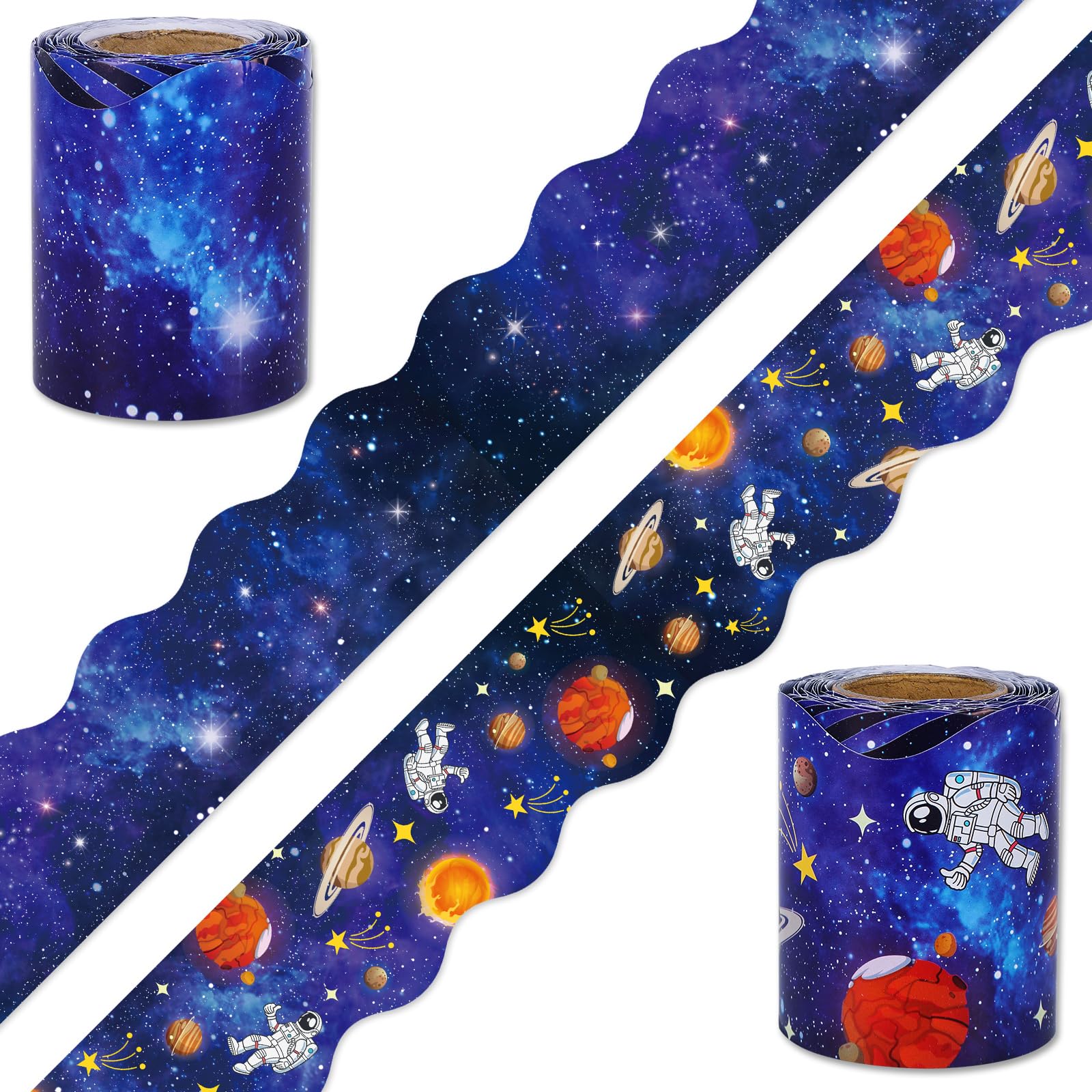 Amazon.com: JarThenaAMCS 65.6Ft Outer Space Bulletin Board Border ...
