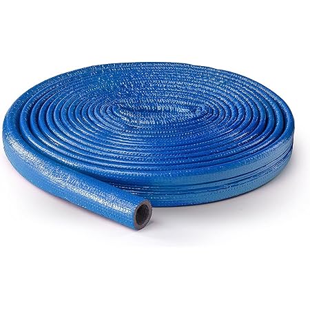 10m Blue Pipe Insulation Tube for 15mm Pipe Thermal Lagging Foam for ...