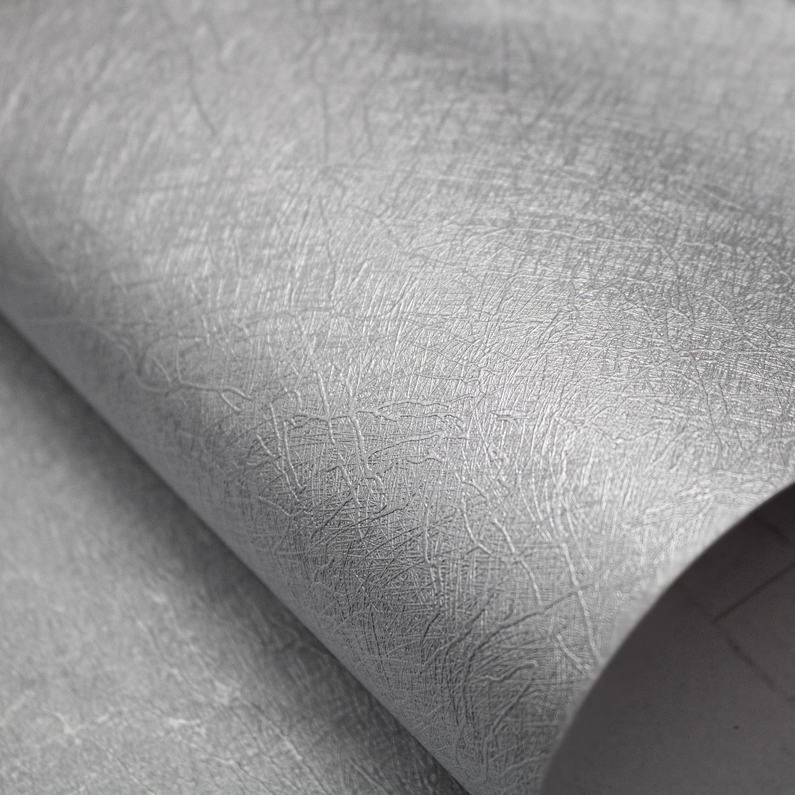 Ienify Grey Wallpaper Peel and Stick Silk Grey Contact Paper 17.7inch x ...