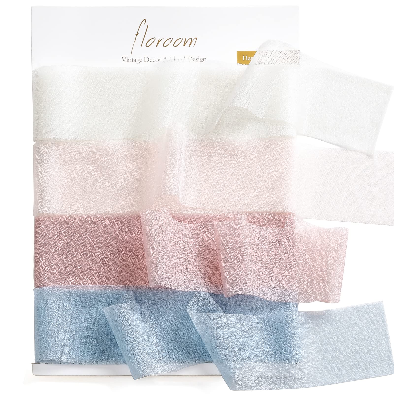 Snapklik.com : Floroom Chiffon Ribbon Shiny Ribbon Ombre Colors Chart ...