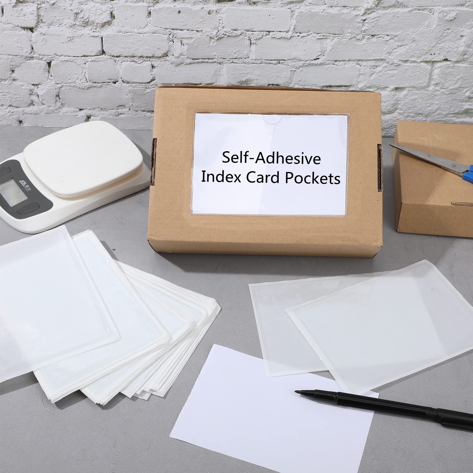 Snapklik.com : Chinco 30 Pcs Self Adhesive Pockets, Bin Labels For ...