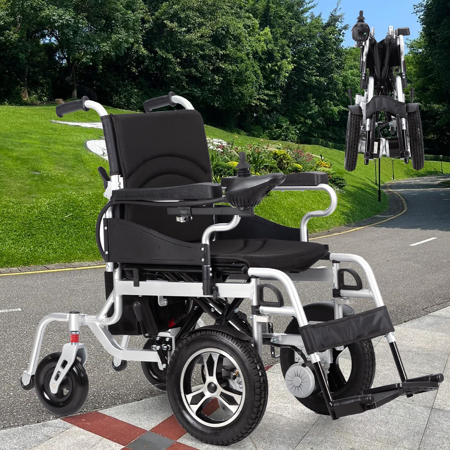Amazon.com: Lightweight Electric Wheelchairs for Adults,Durable ...