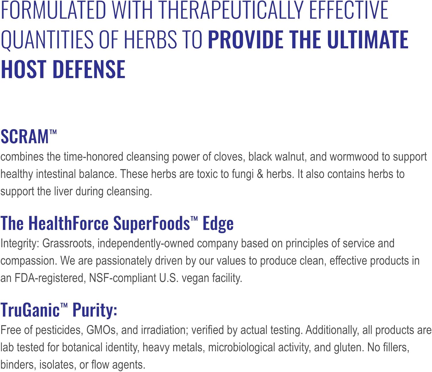 HealthForce SuperFoods Scram – 150 cápsulas veganas – Paquete de 3 ...