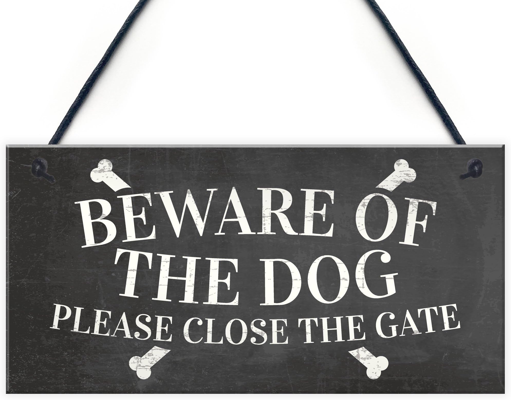 Beware of the Dog It Bites You Have Been Warned Sign - 150mm x 100mm ...