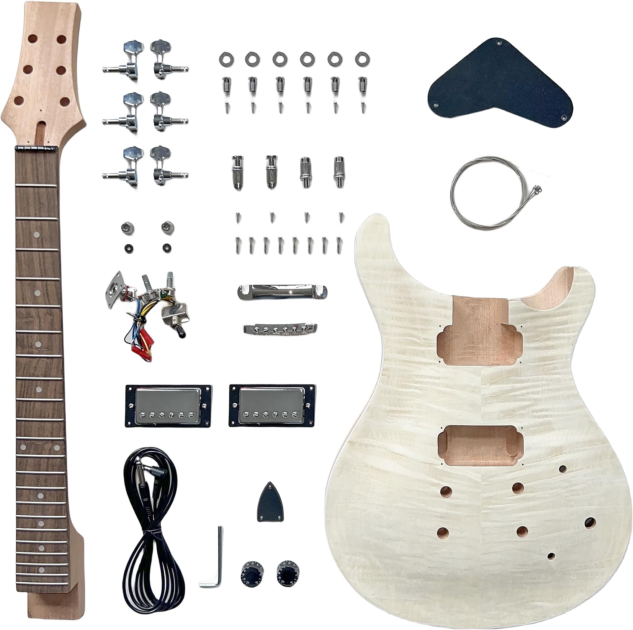 Amazon.com: Electric Guitar Body,mewmewcat Unfinished Electric Guitar ...