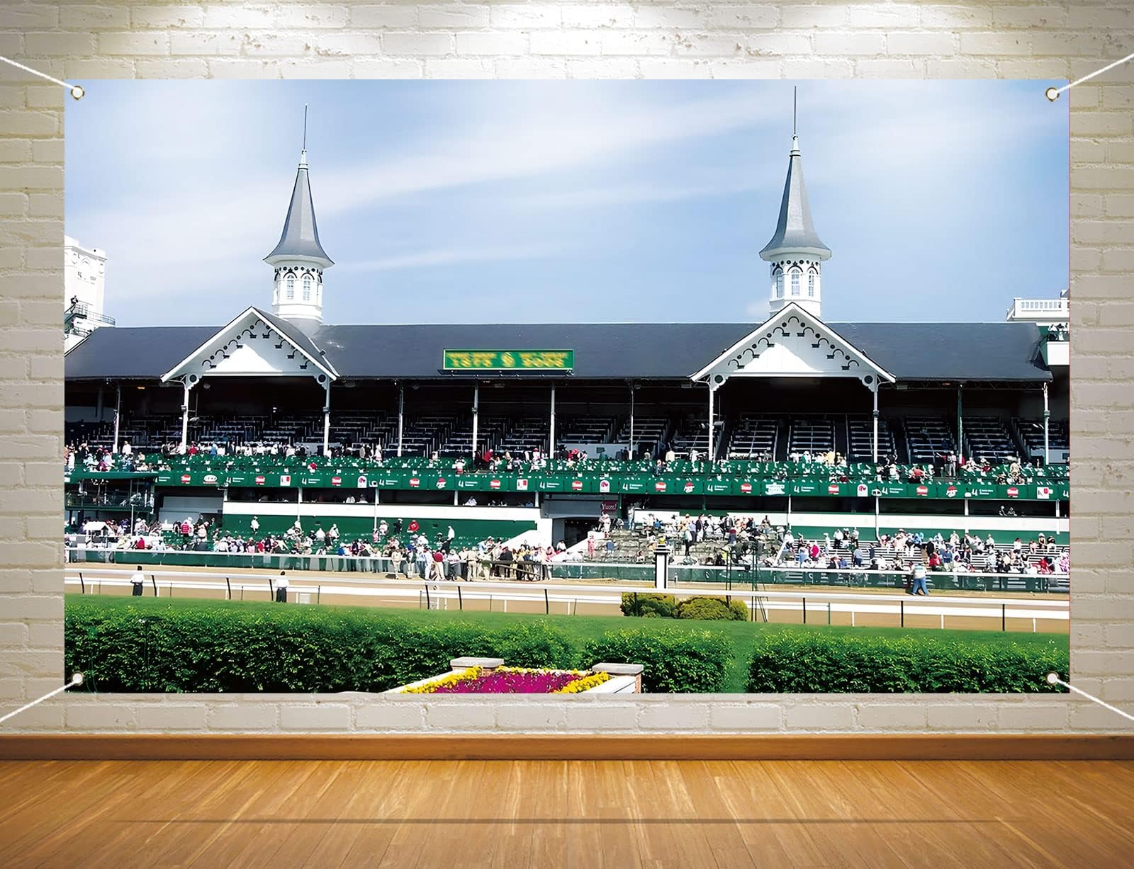 Amazon.com : Large Kentucky Derby Horse Racing Banner Decorations ...