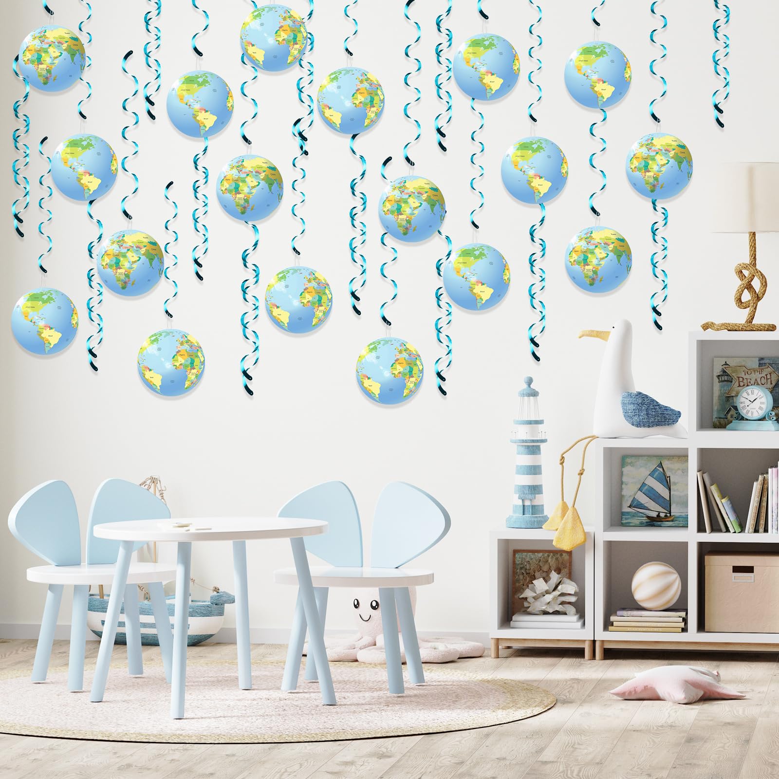 Snapklik.com : 30 Pieces Earth Day Decorations Around The World ...