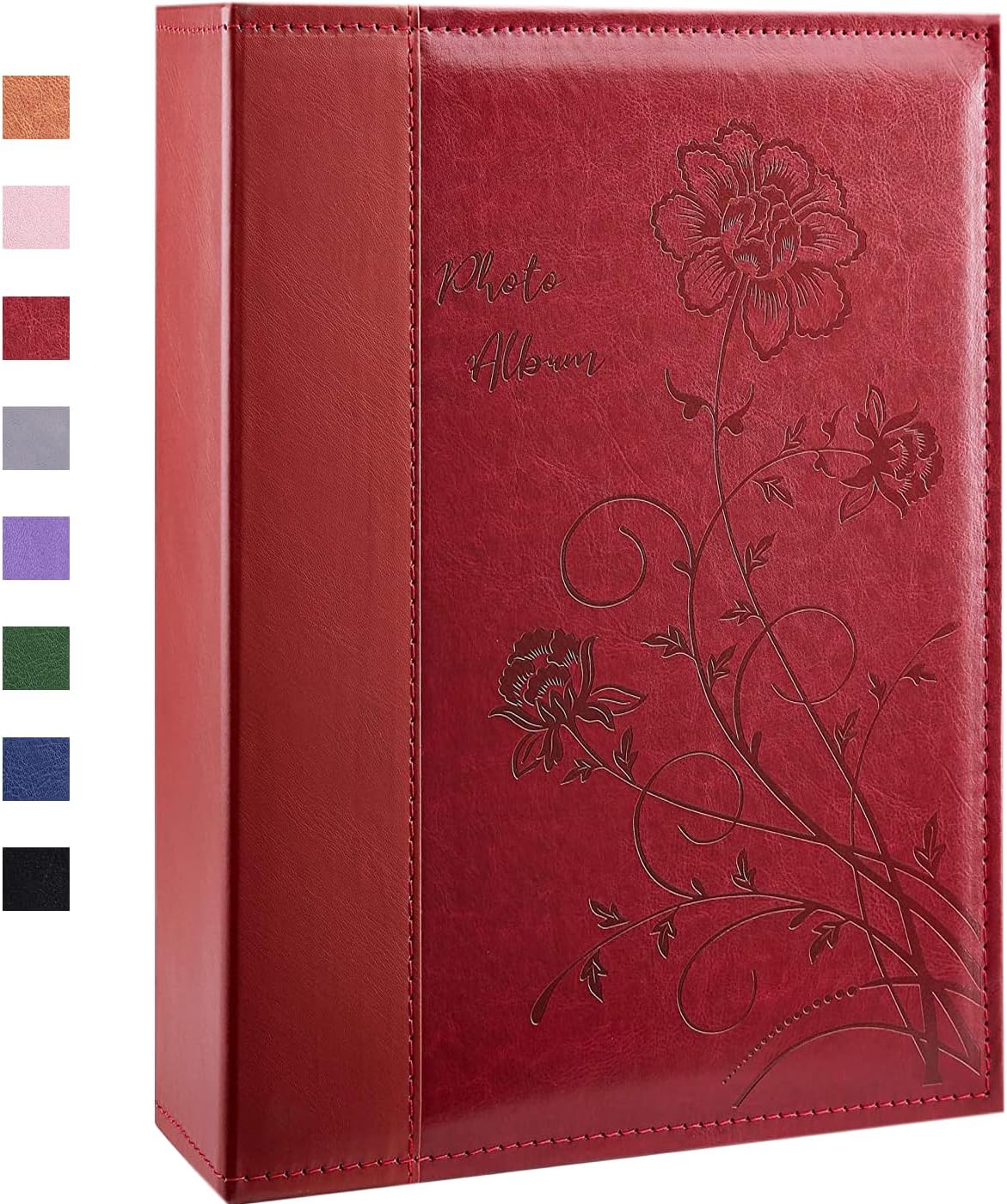 Artmag Photo Album 4x6 300 Photos Large Leather Cover Photo Book Albums with 300 Horizontal ...