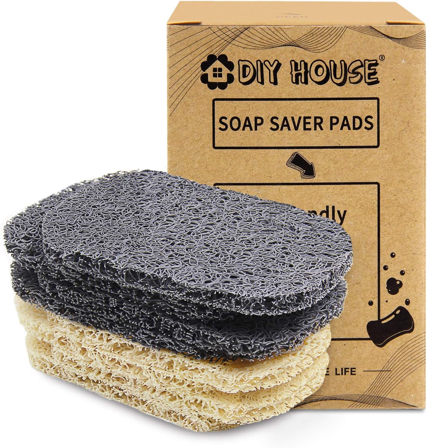 Amazon.com: DIY House 8PCS Mix Color PVC Soap Saver Pads Eco-Friendly ...