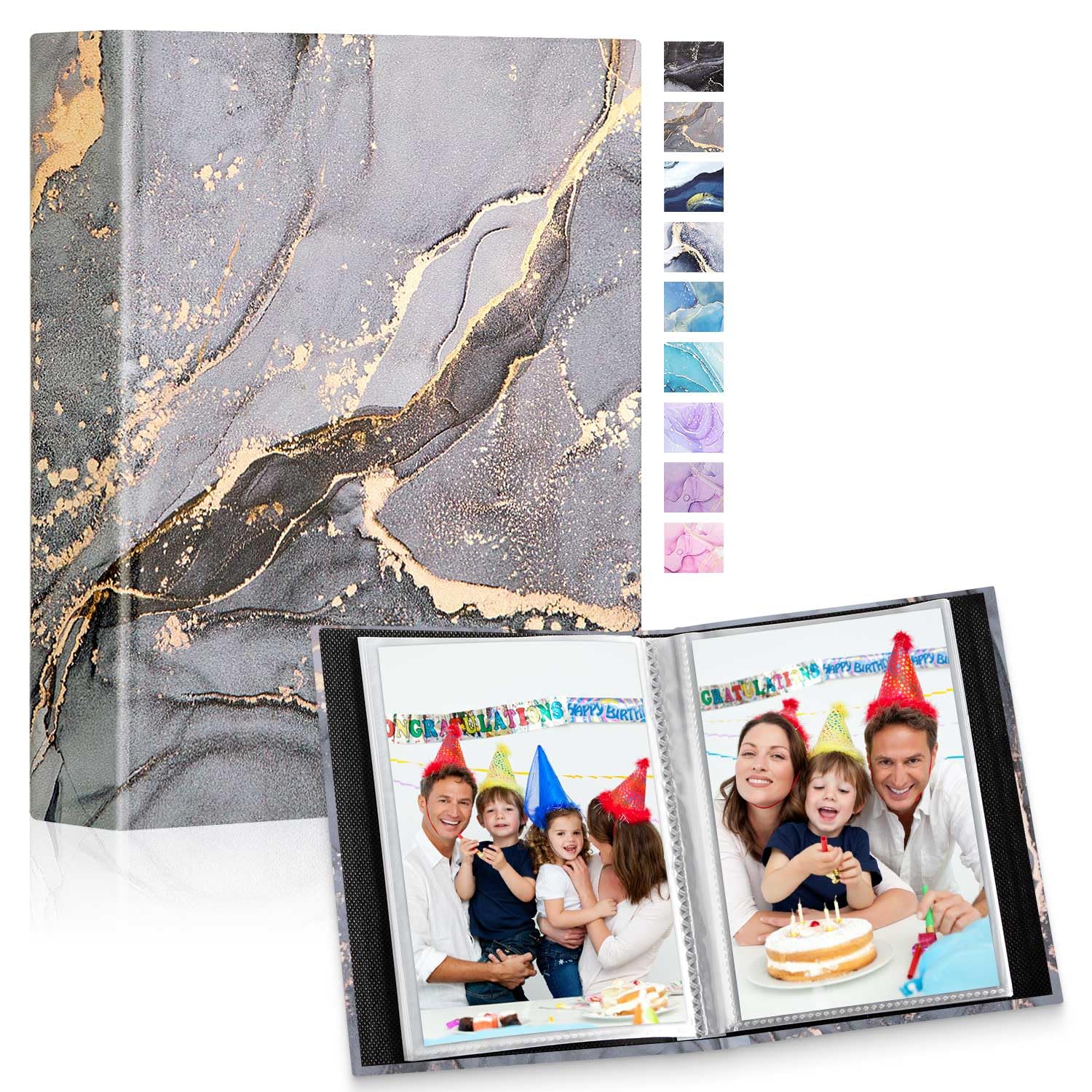 Snapklik.com : Small Photo Albums 4x6 50 Pictures 2 Packs, Mini ...