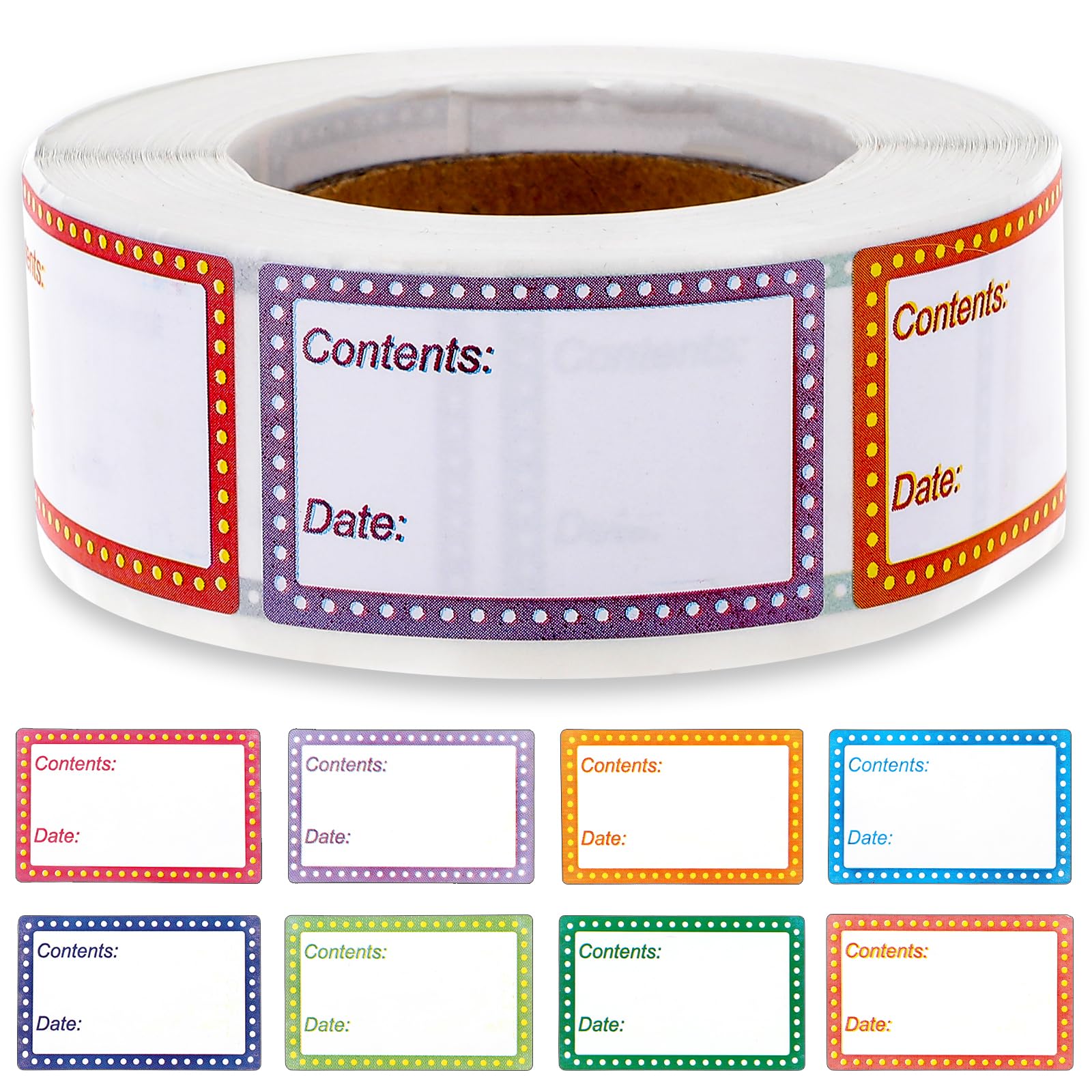 Amazon.com : 500 PCS Removable Freezer Labels, Food Date Labels Freezer ...