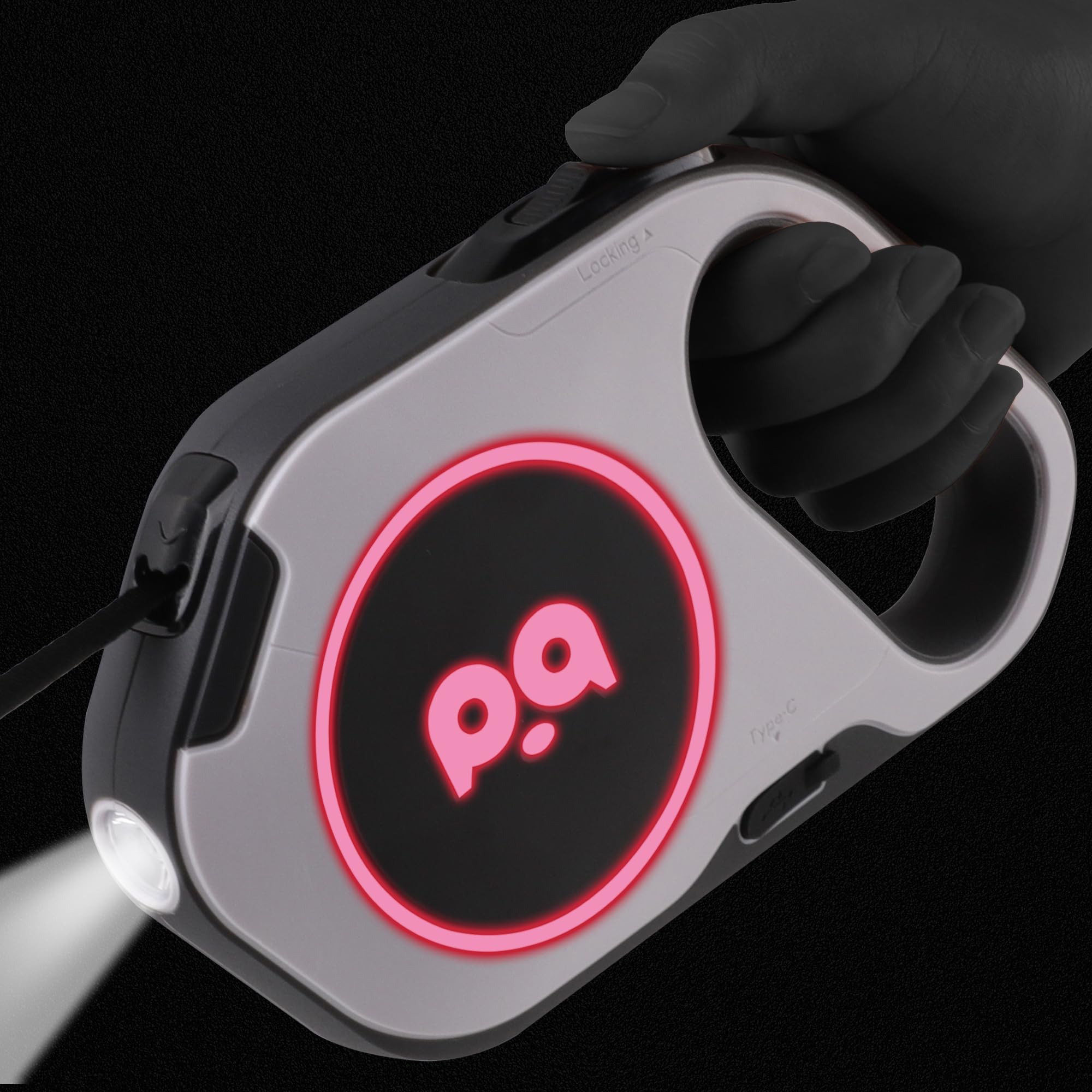 Amazon.com : LED Retractable Dog Leash,Dog Leash Retractable with ...