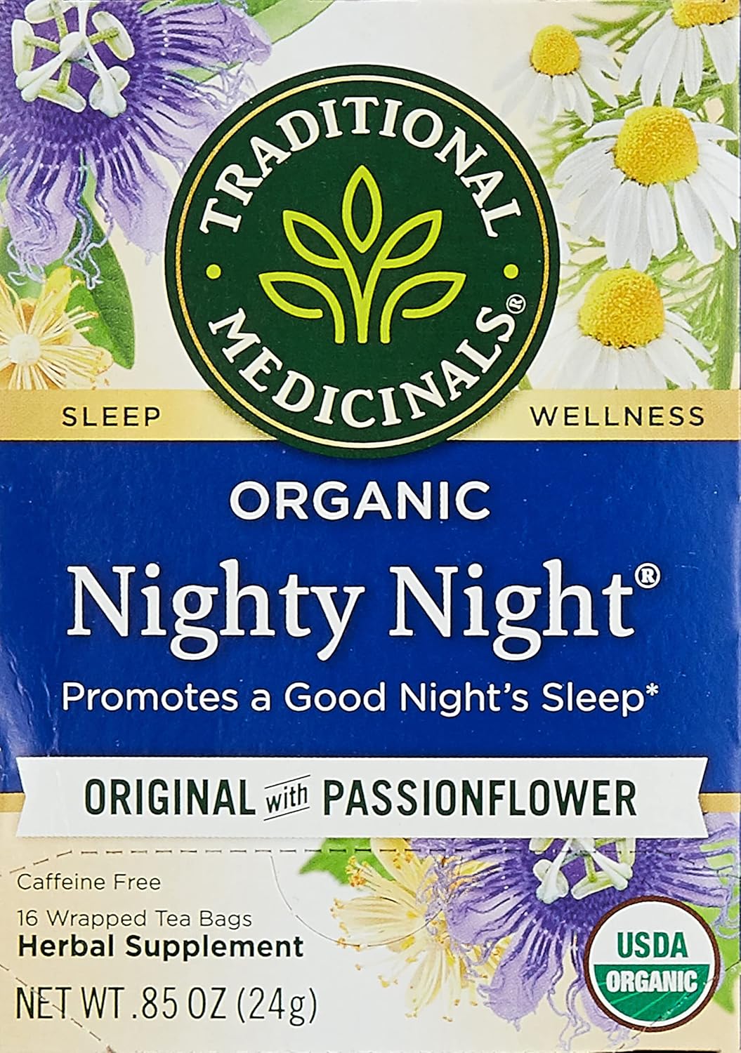 Amazon.com : Traditional Medicinals Tea, Organic Nighty Night, Relax ...