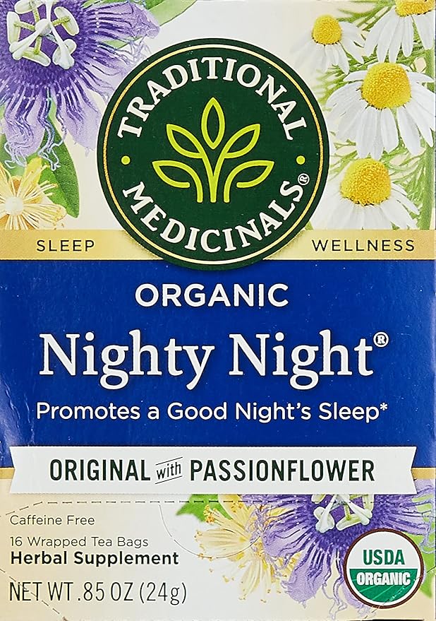 Amazon.com : Traditional Medicinals Tea, Organic Nighty Night, Relax ...