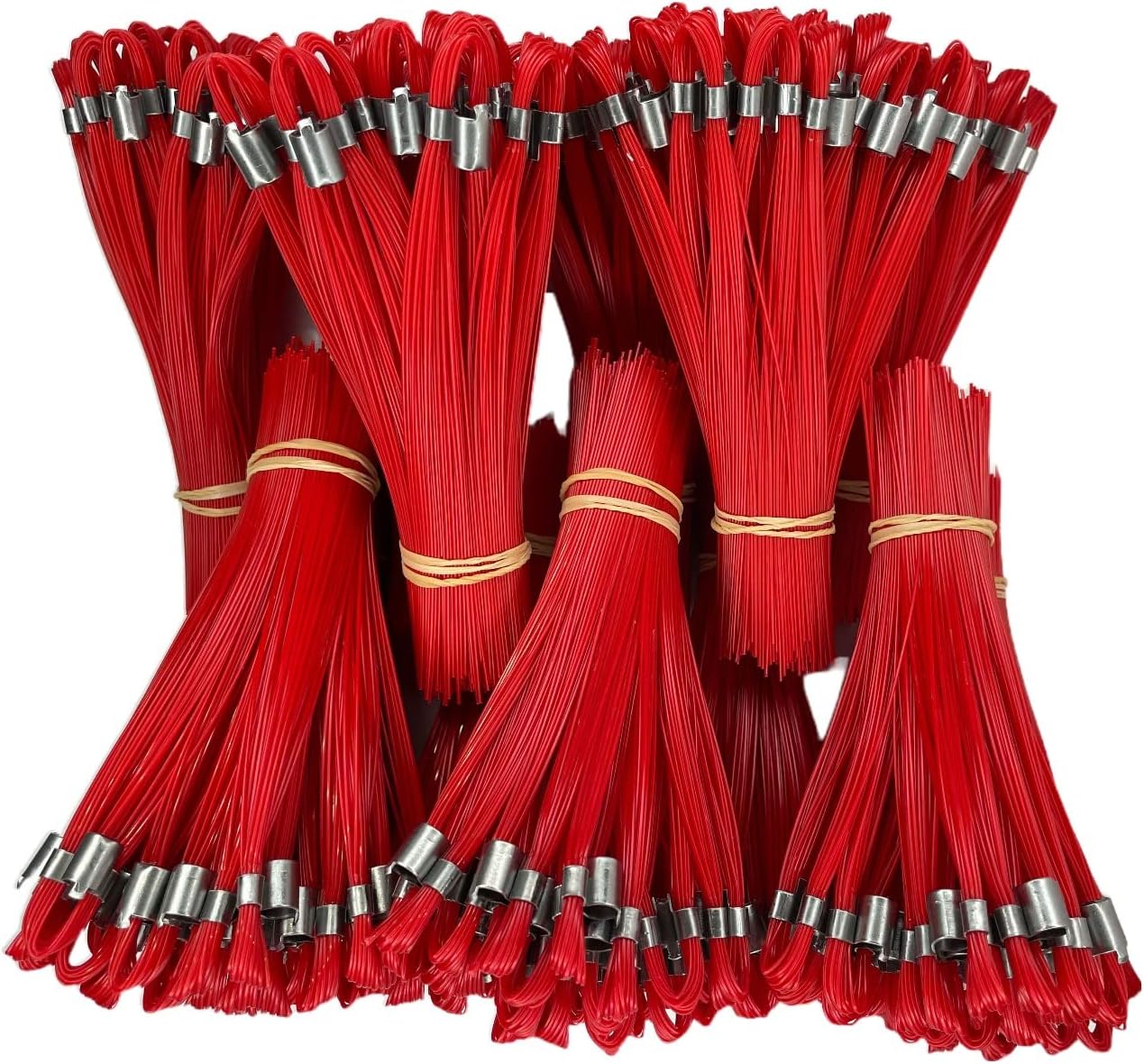 Amazon.com : Stake Chaser Ground Marking Whiskers Red 6 Inch 500-Count ...