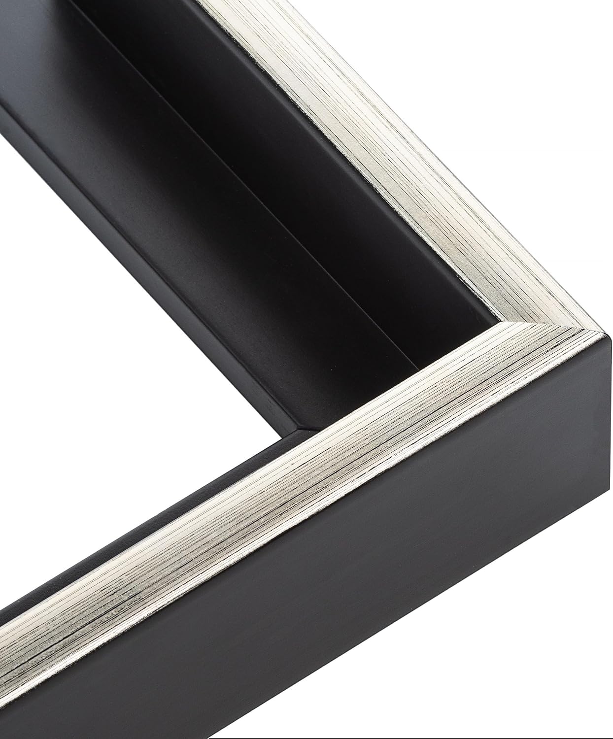 Amazon.com - 25x36 Canvas Floater Frame Silver Solid Wood Frame Width 1 ...