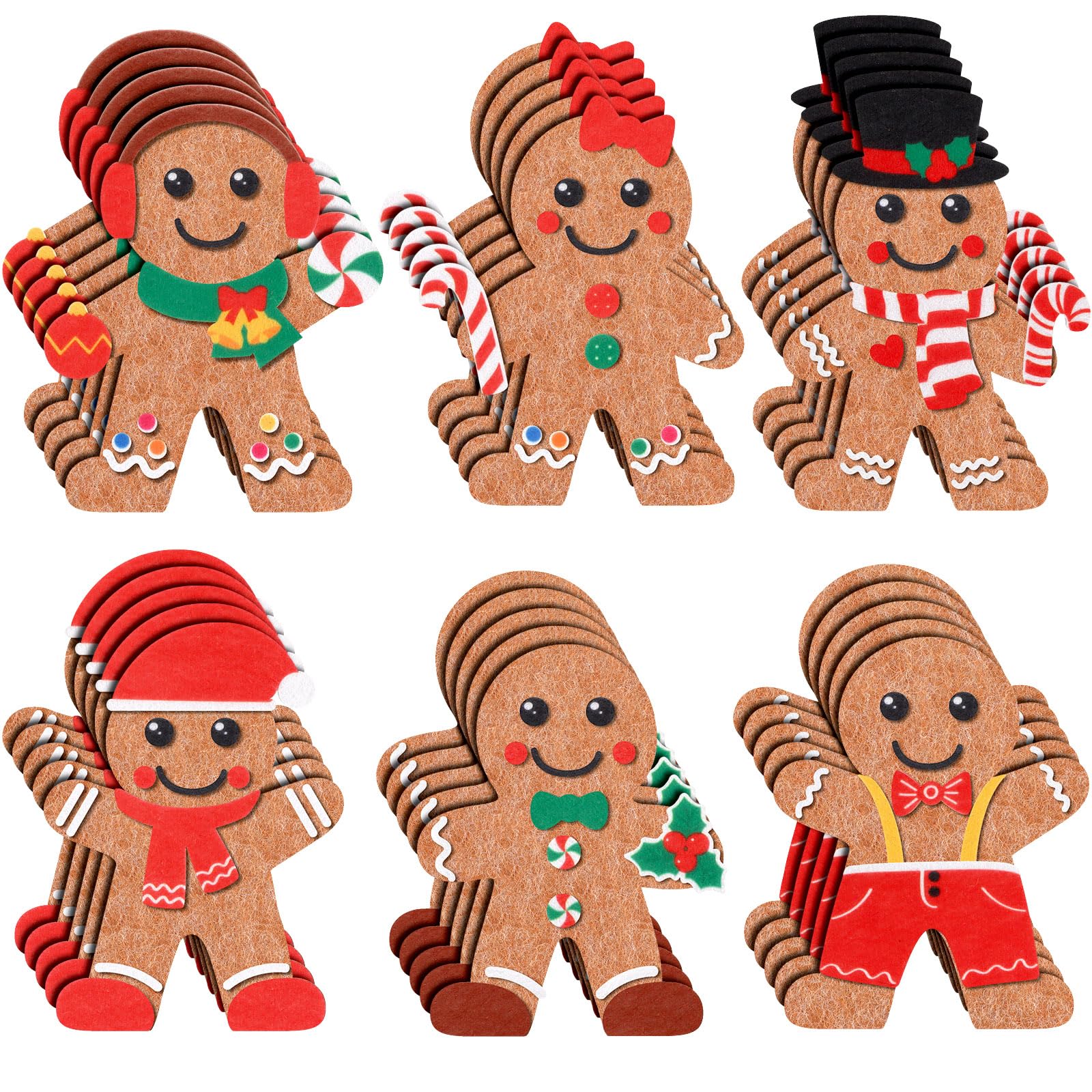 Gingerbread Man Crafts For Preschoolers Amazon.com: Soaoo 30 Sets